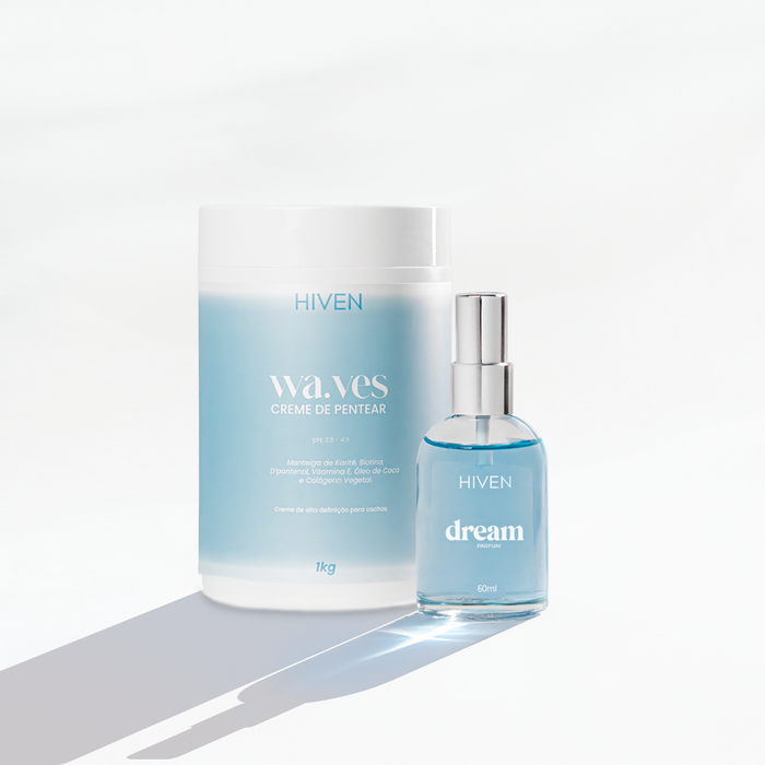 Creme Waves 1KG + Dream Parfum 60ML – Hiven Cosméticos